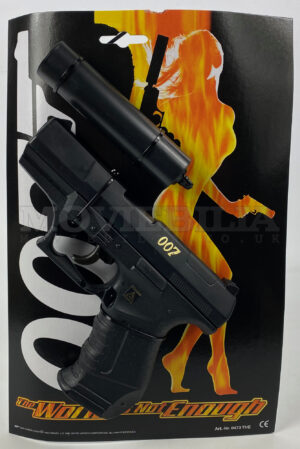 JAMES BOND THE WORLD IS NOT ENOUGH, Lone Star PP9 Toy Gun & Silencer ...