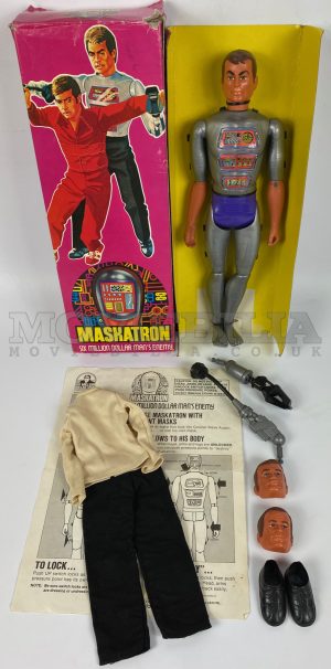 SIX MILLION DOLLAR MAN MASKATRON FIGURE, DENYS FISHER | Moviebilia