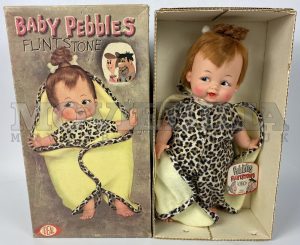 FLINTSTONES BABY PEBBLES LARGE FIGURE, IDEAL | Moviebilia